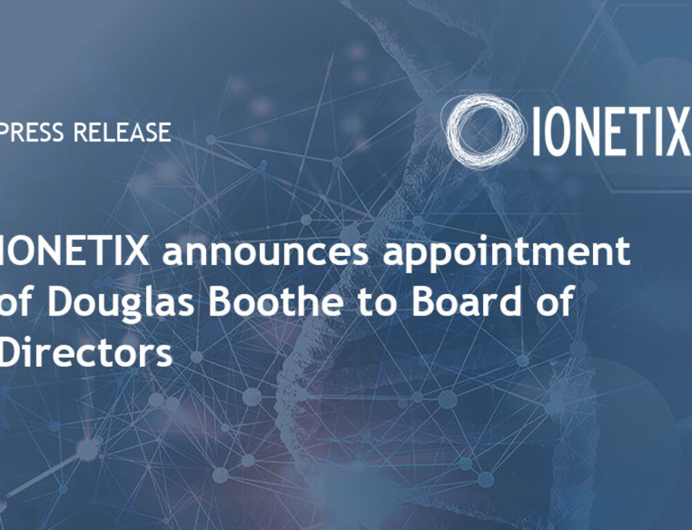 IONETIX closes financing by Tees River and Eli Lilly & Company