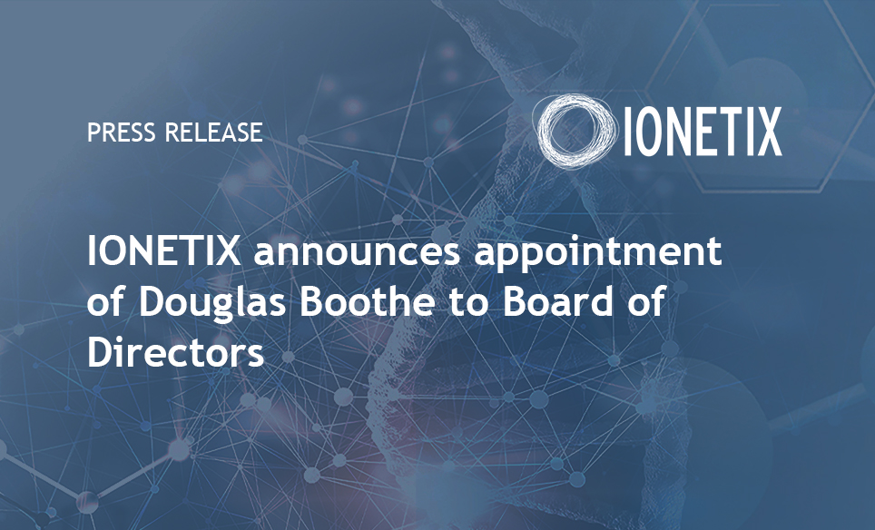 IONETIX announces appointment of Douglas Boothe to Board of Directors ...